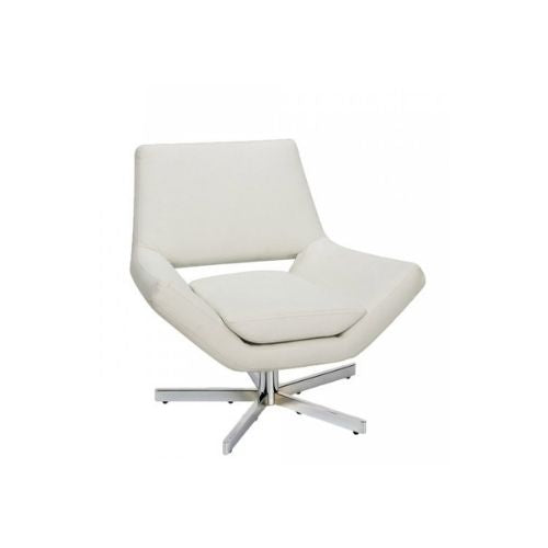 White Vinyl Lounge Chair – Arenson Props