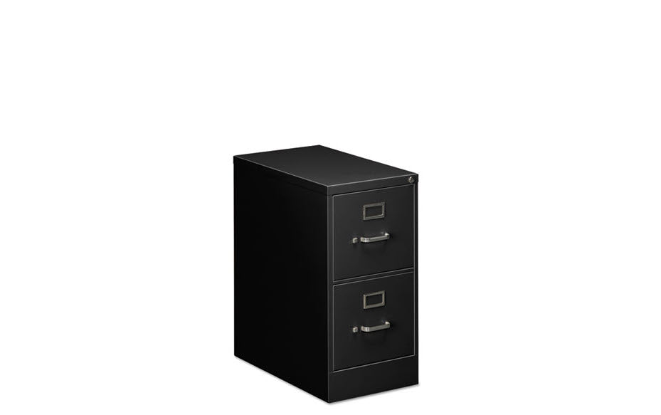 Vertical 2 Drawer Black File – Arenson Props