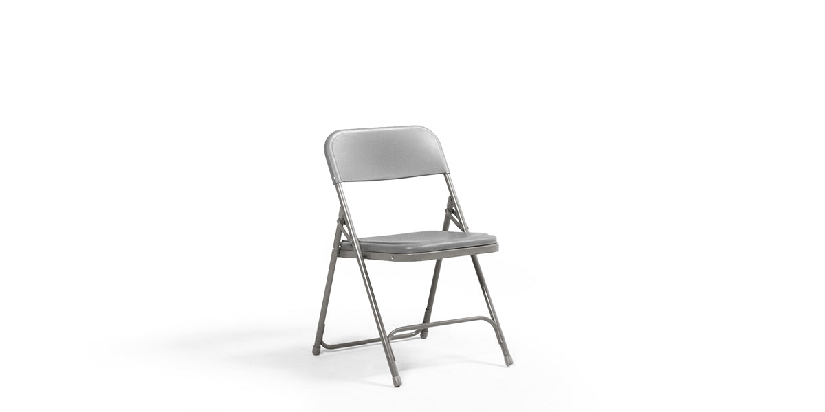 Grey Folding Chair – Arenson Props