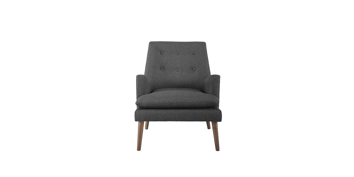 Grey Lounge Chair – Arenson Props